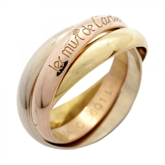 Cartier | Jewelry | Cartier 8k Gold Trinity Ring 54 | Poshmark
